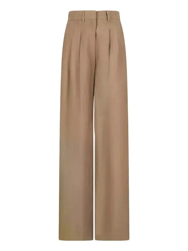 PT TORINO Frankie Pleated Trousers - Neutrals