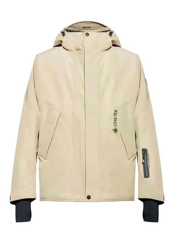 Moncler Lambir Hooded Zip-up Ski Jacket - Neutrals