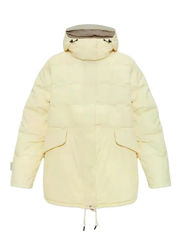 RETHINKIT STUDIOS Quilted Hooded Parka Coat - Neutrals