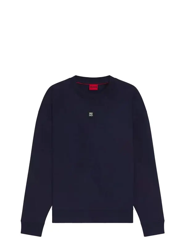 Hugo Logo-plaque Sweatshirt - Blue