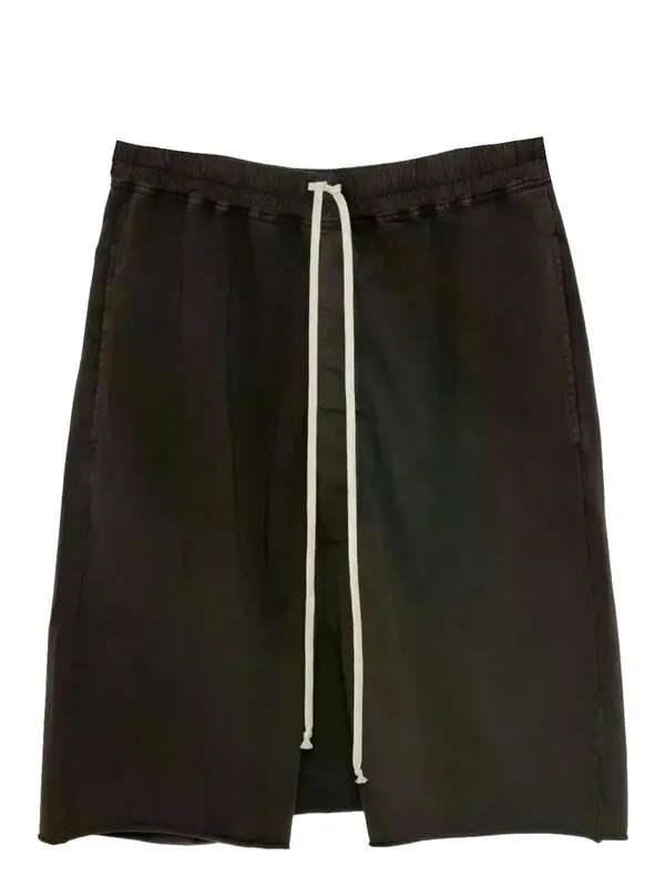 Rick Owens Drawstring Pod Shorts - Brown
