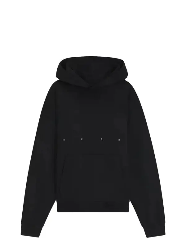 Hugo Graphic-print Hoodie - Black