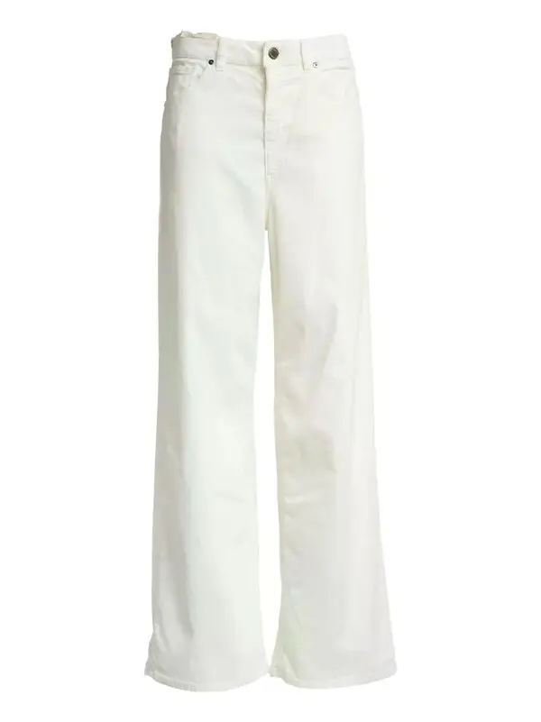 PT TORINO Button-fastening Corduroy Pants - White