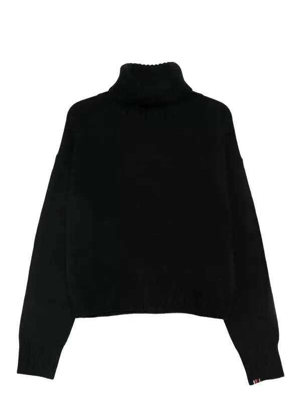 EXTREME CASHMERE X Cashmere Roll Neck Sweater - Black