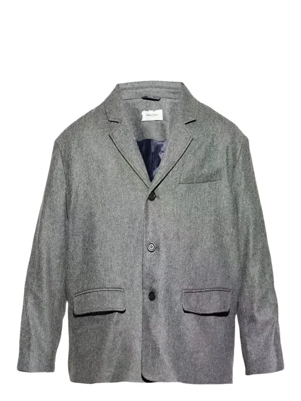 American Vintage Wobby Buttoned Blazer - Grey