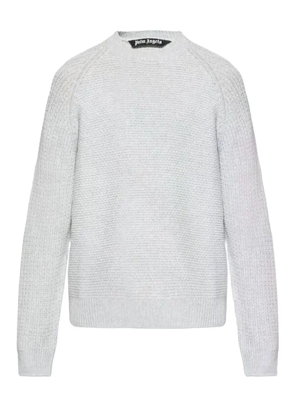 Palm Angels Raglan-sleeve Jumper - Grey