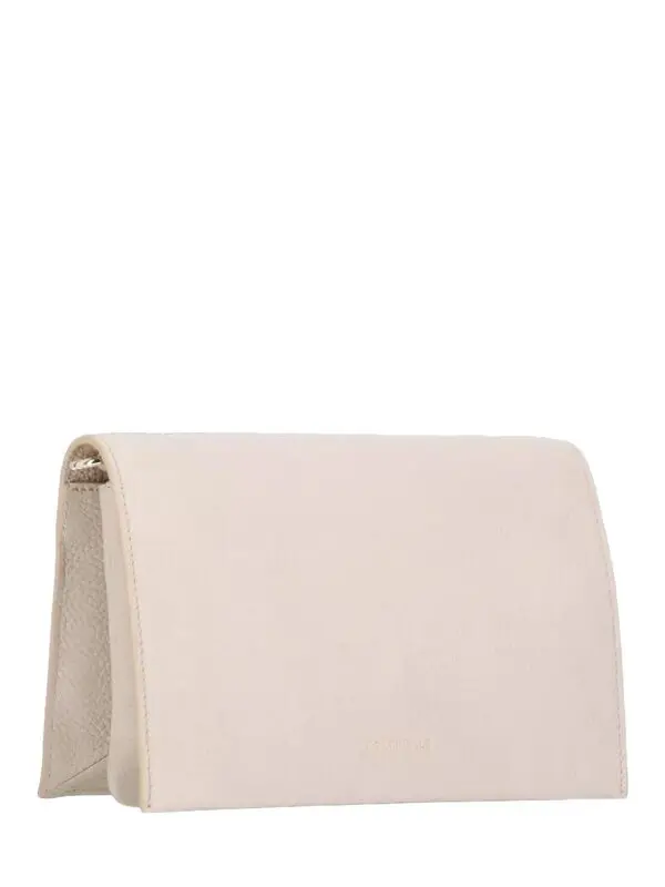 COCCINELLE Small Pebbled-leather Shoulder Bag - Neutrals