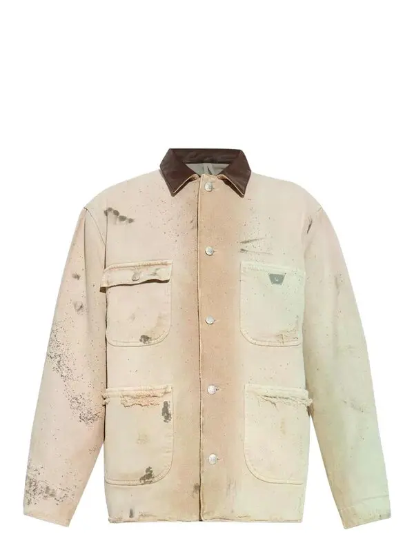 MISBHV Marfa Pocket Ripped Jacket - Neutrals