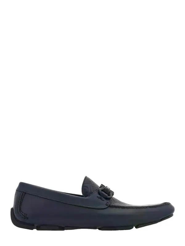 FERRAGAMO Gancini Loafers - Blue