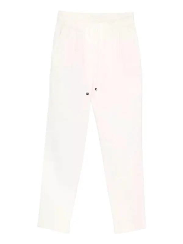 Lorena Antoniazzi Drawstring Trousers - White