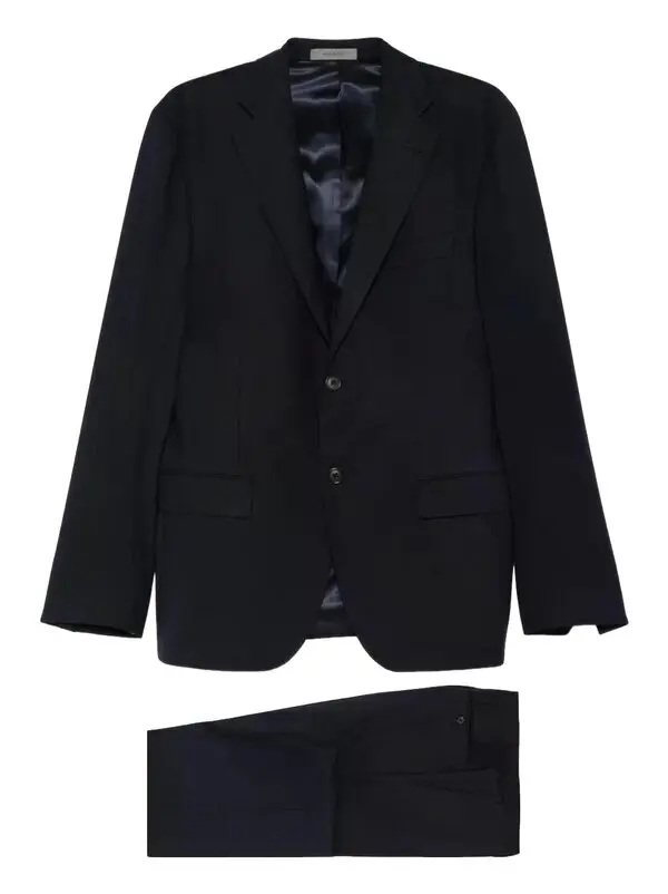 Corneliani Notched-lapel Blazer - Blue