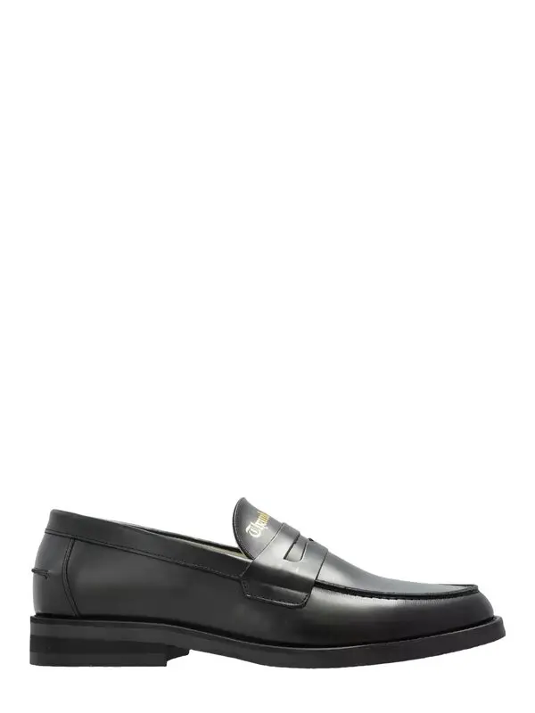 DUKE + DEXTER Wilde Thank You Good Night Penny Loafers - Black