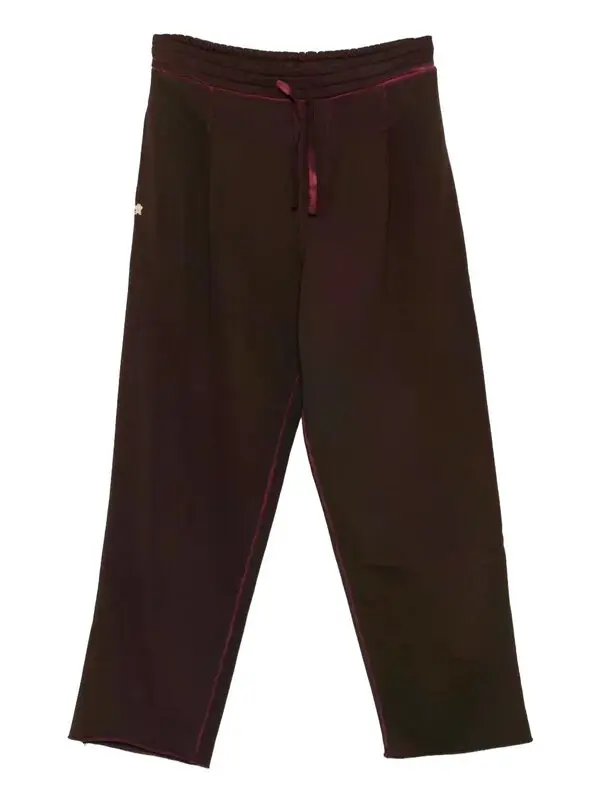 A PAPER KID Drawstring Track Pants - Red