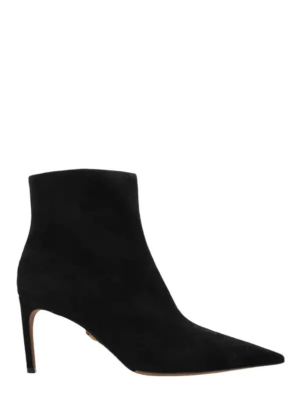 Dolce & Gabbana 80 Mm Pointed Toe Zip Boots - Black