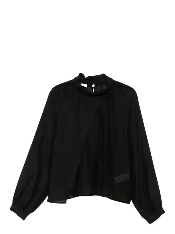 IRO PARIS Nahae Asymmetric Blouse - Black