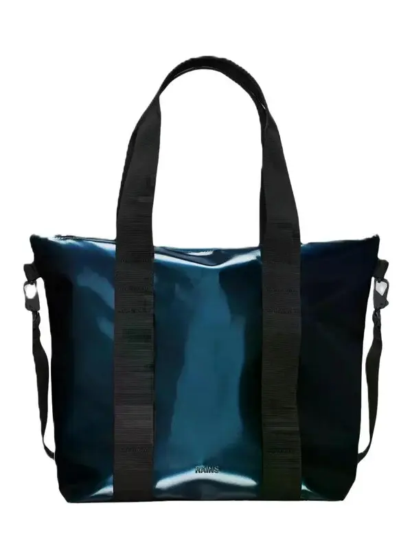 Rains Mini Logo-debossed Tote Bag - Blue