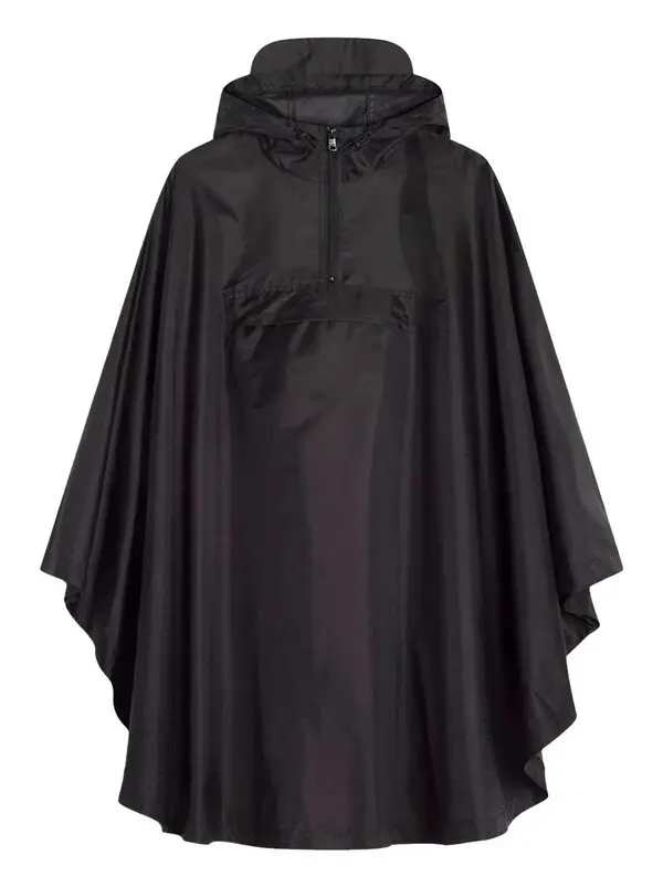CAFÉ KITSUNÉ Foldable Raincoat - Black