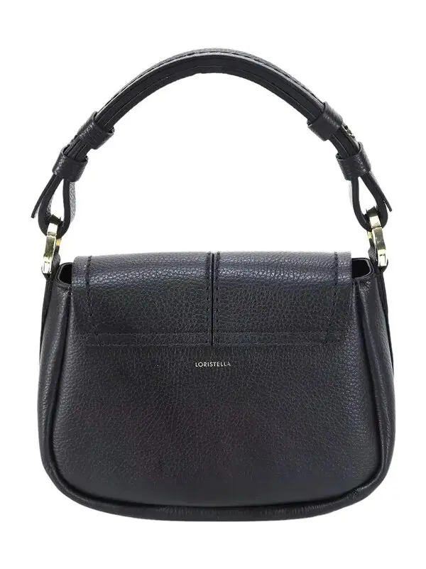 LORISTELLA Leather Top Handle Bag - Black