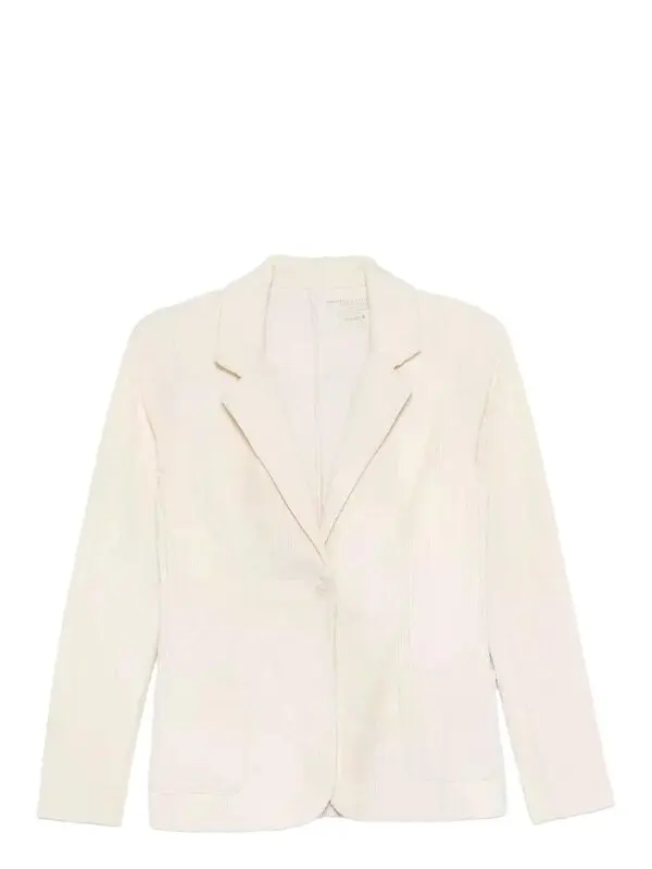 Majestic Filatures Buttoned Patch-pocket Blazer - White