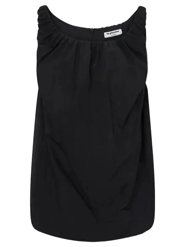 LA PISCINE Cloud Midi Dress - Black