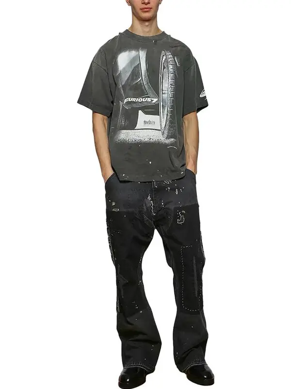 SAINT MXXXXXX X Fast & Furious T-shirt - Grey