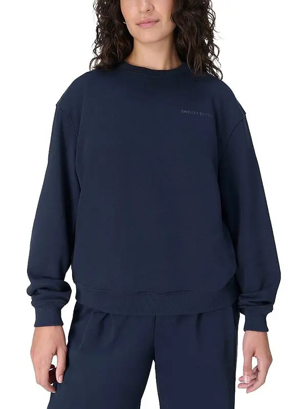 Sweaty Betty Revive Sweatshirt - Navy Blue