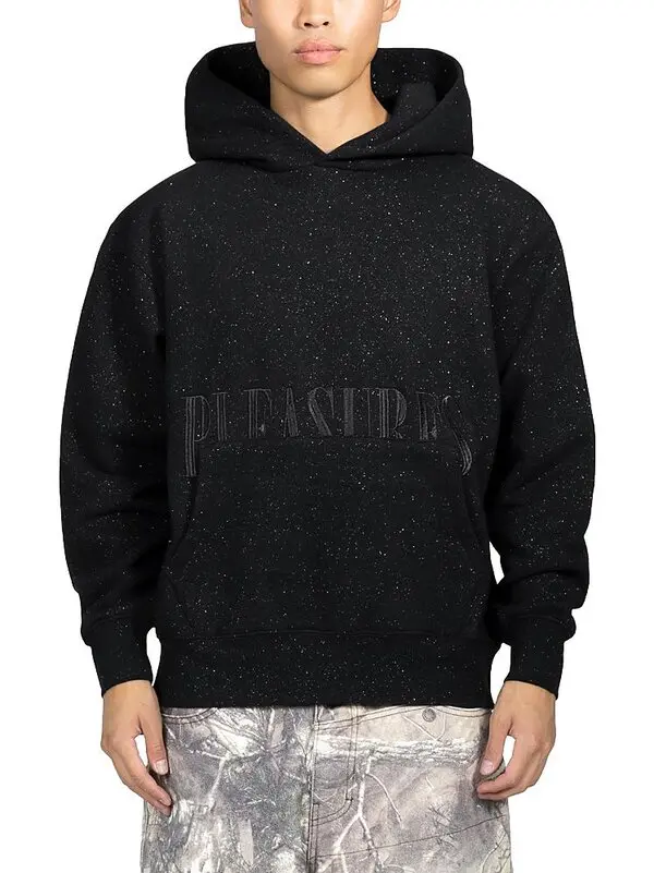 PLEASURES Starry Onyx Hoodie - Black