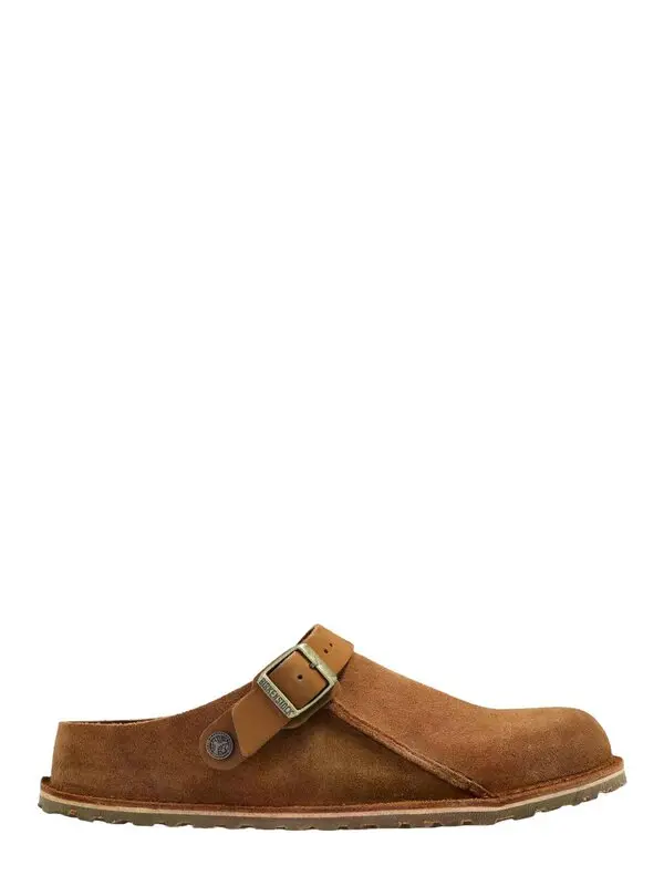 BIRKENSTOCK Buckle Strap Mules - Brown
