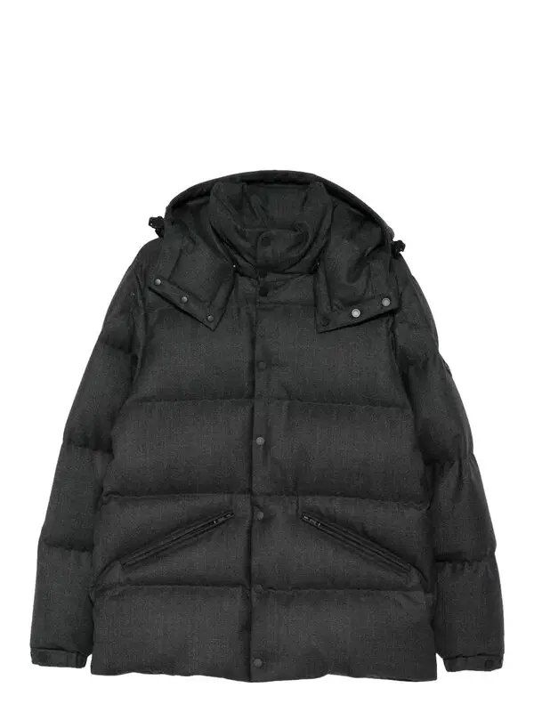 Moncler Hooded Quilted Jacket - Black