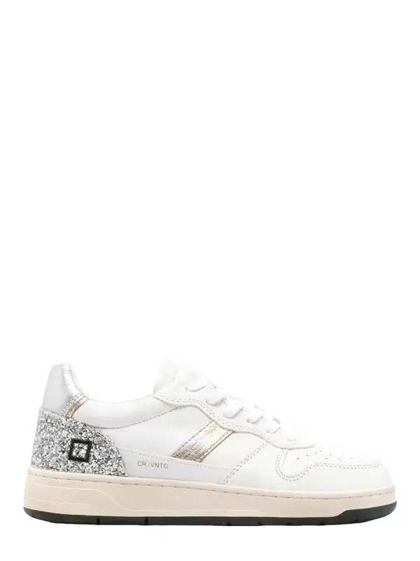 D.a.t.e. Court 2.0 Glitter-detail Sneakers - White