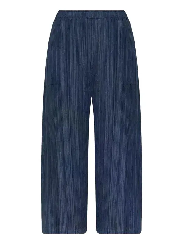 Issey Miyake Pleated Trousers - Blue