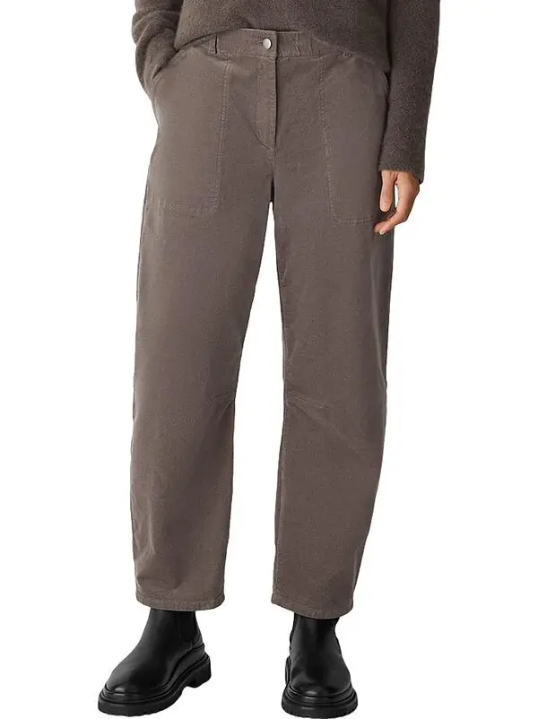 Eileen Fisher Ankle Barrel Pants - Rye