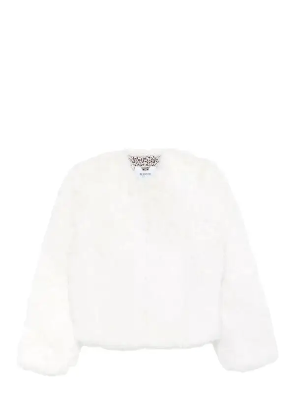 BLUGIRL Faux-fur Jacket - White