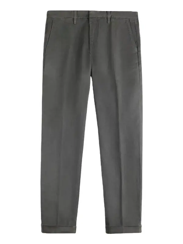 FAY Gabardine Trousers - Grey