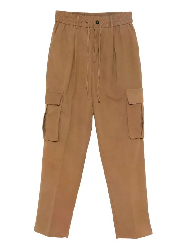 Imperial Drawstring-waist Cargo Trousers - Neutrals