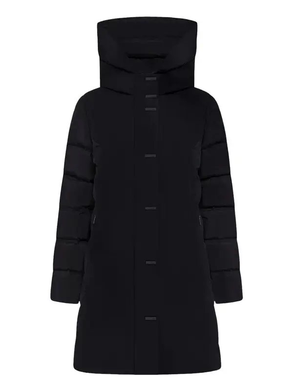 RRD Buttoned Hybrid Parka - Black