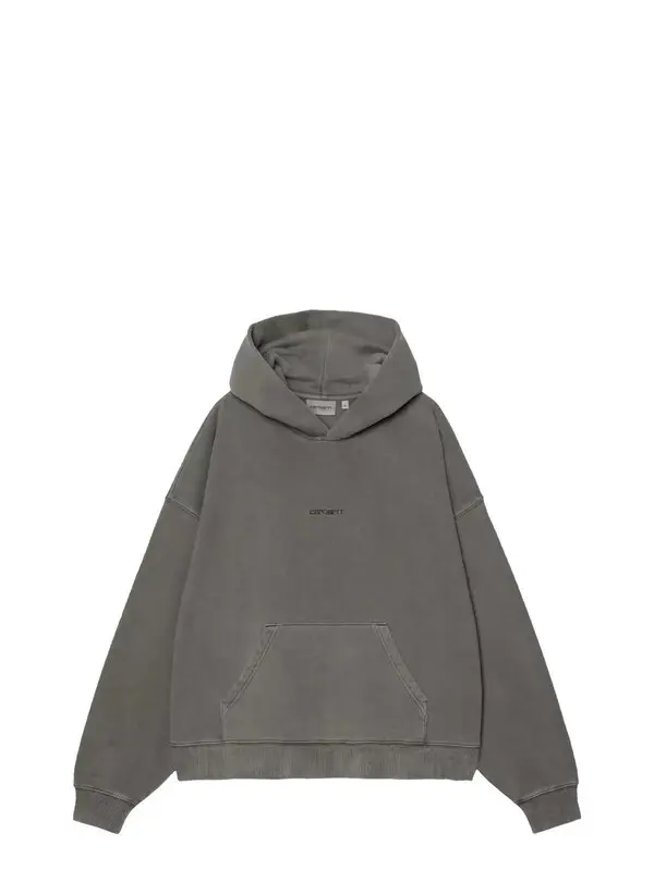 Carhartt Work In Progress Cotton Benton Hoodie - Grey