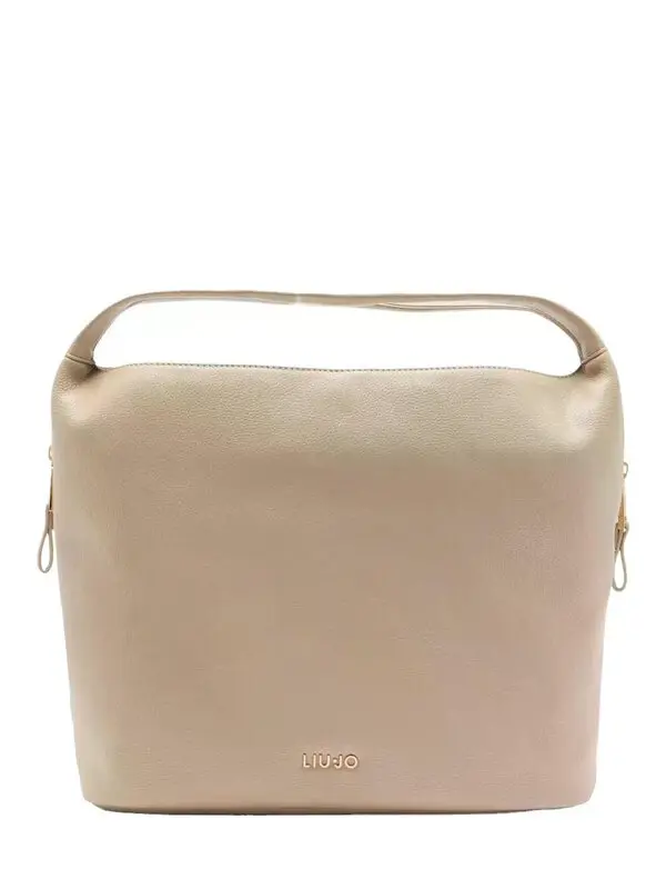 Liu Jo Medium Logo-detail Shoulder Bag - Neutrals