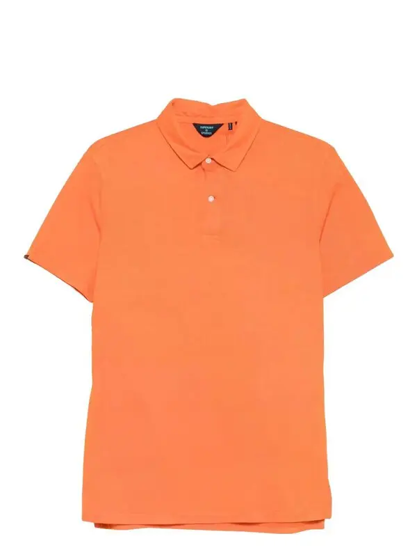 Superdry Cotton Polo Shirt - Orange