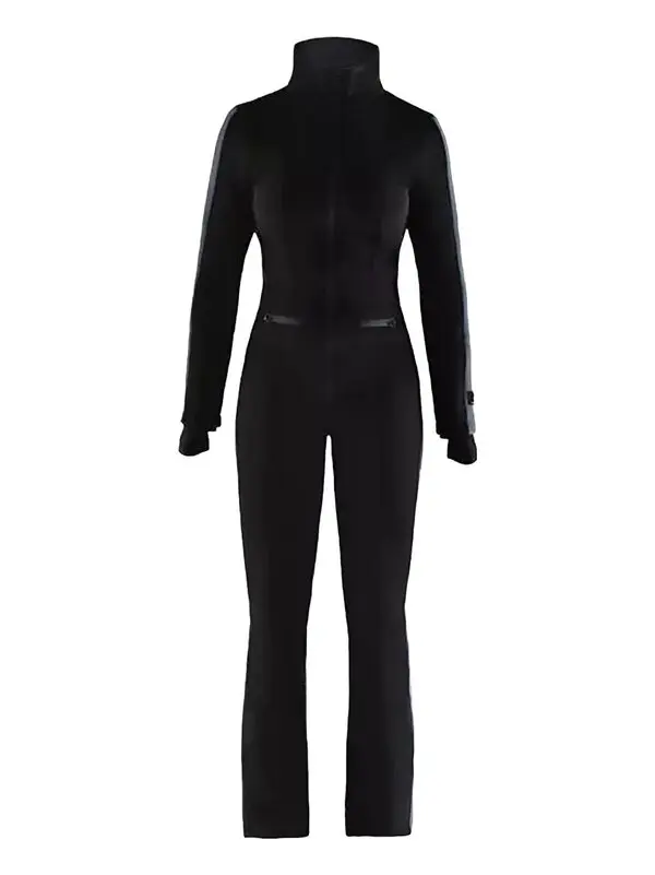 ROBERTA TONINI Angela Zipped-stripe Skiwear - Black