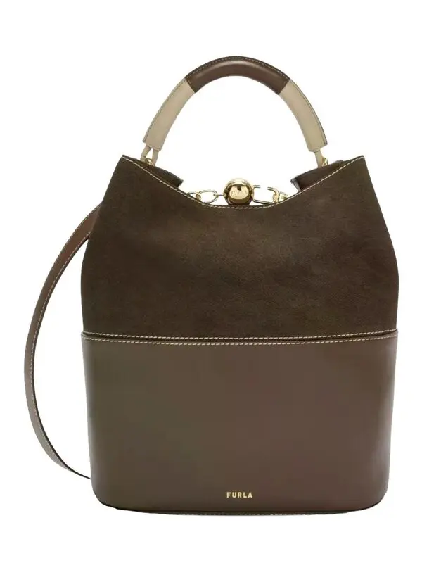 Furla Sfera Bucket Bag - Brown