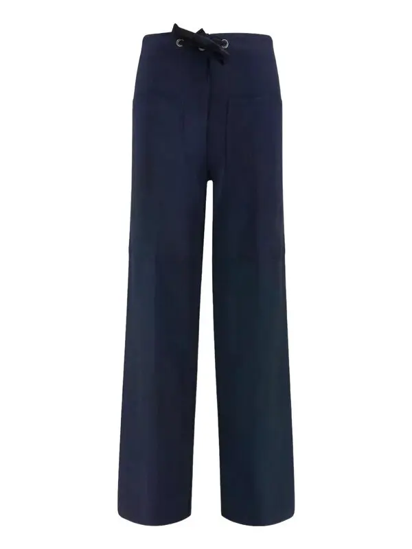 FORTE_FORTE Drawstring Trousers - Blue