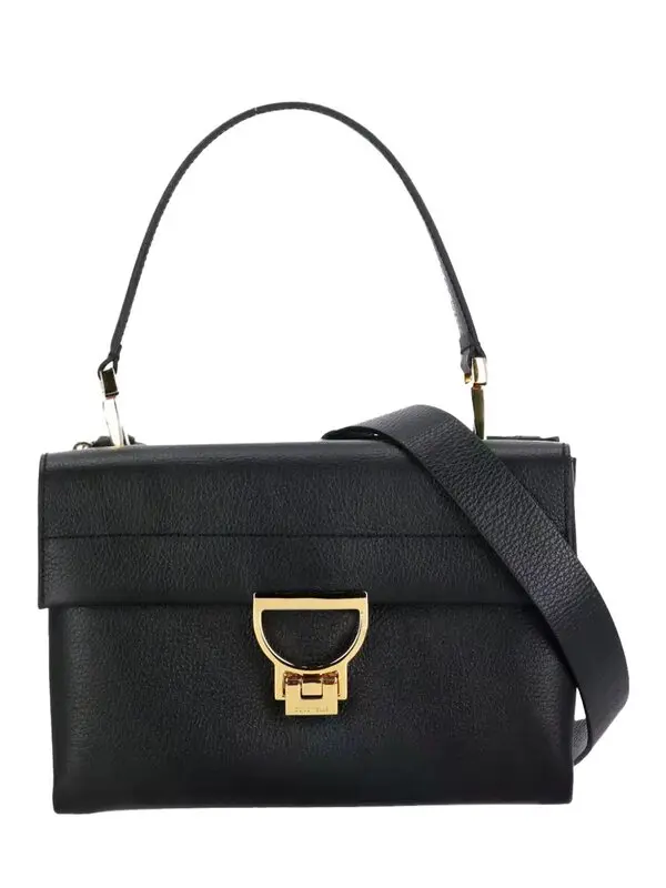 COCCINELLE Small Flap-fastening Leather Tote Bag - Black