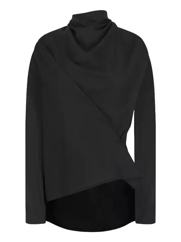 AMOMENTO Two Way Blouse - Black
