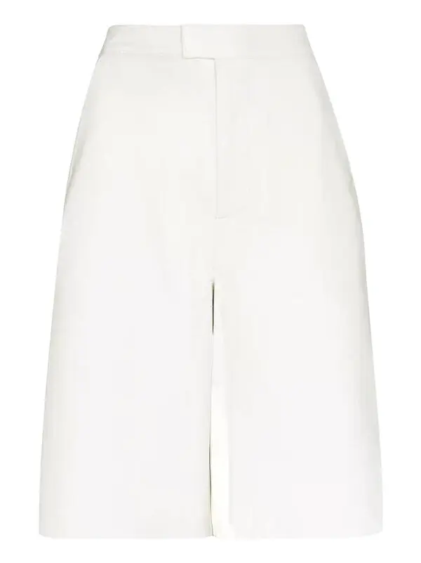 Remain Birger Christensen Manu Knee-length Shorts - White