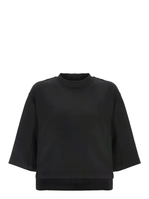 MONCLER X EE72 BY EDWARD ENNINFUL Half-sleeve T-shirt - Black