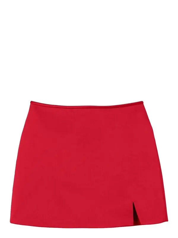 Marc Jacobs Duchess Satin Mini Skirt - Red
