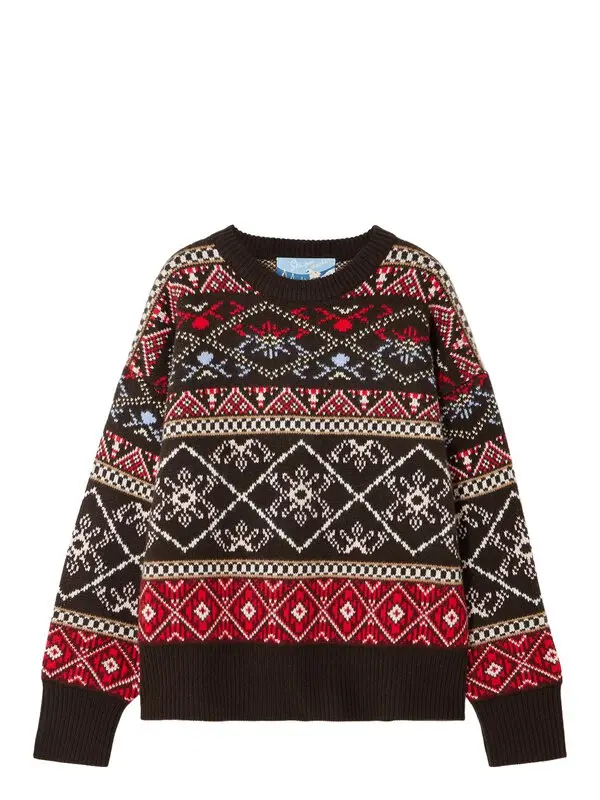 Arch4 Snowmass Fair Isle Cashmere Sweater - Multi