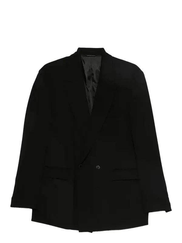 DANIELE ALESSANDRINI Double-breasted Blazer - Black