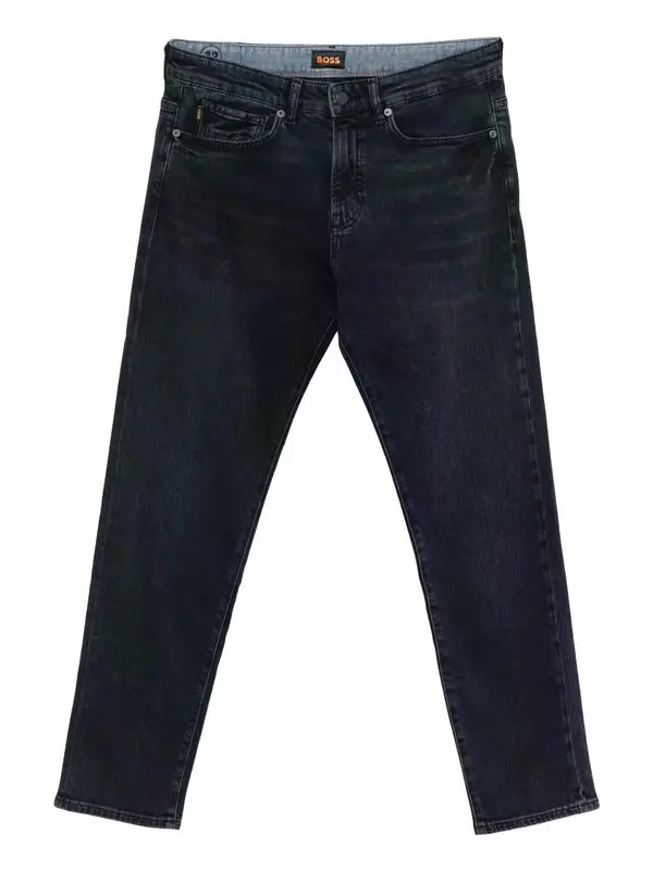 Hugo Boss Logo-patch Jeans - Blue